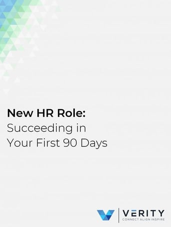 New HR Role: Succeeding in Your First 90 Days | Verity International